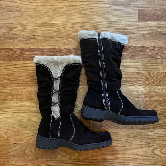 Naturalizer | Shoes | Naturalizer Brown And Cream Lined Winter Boots 95 ...